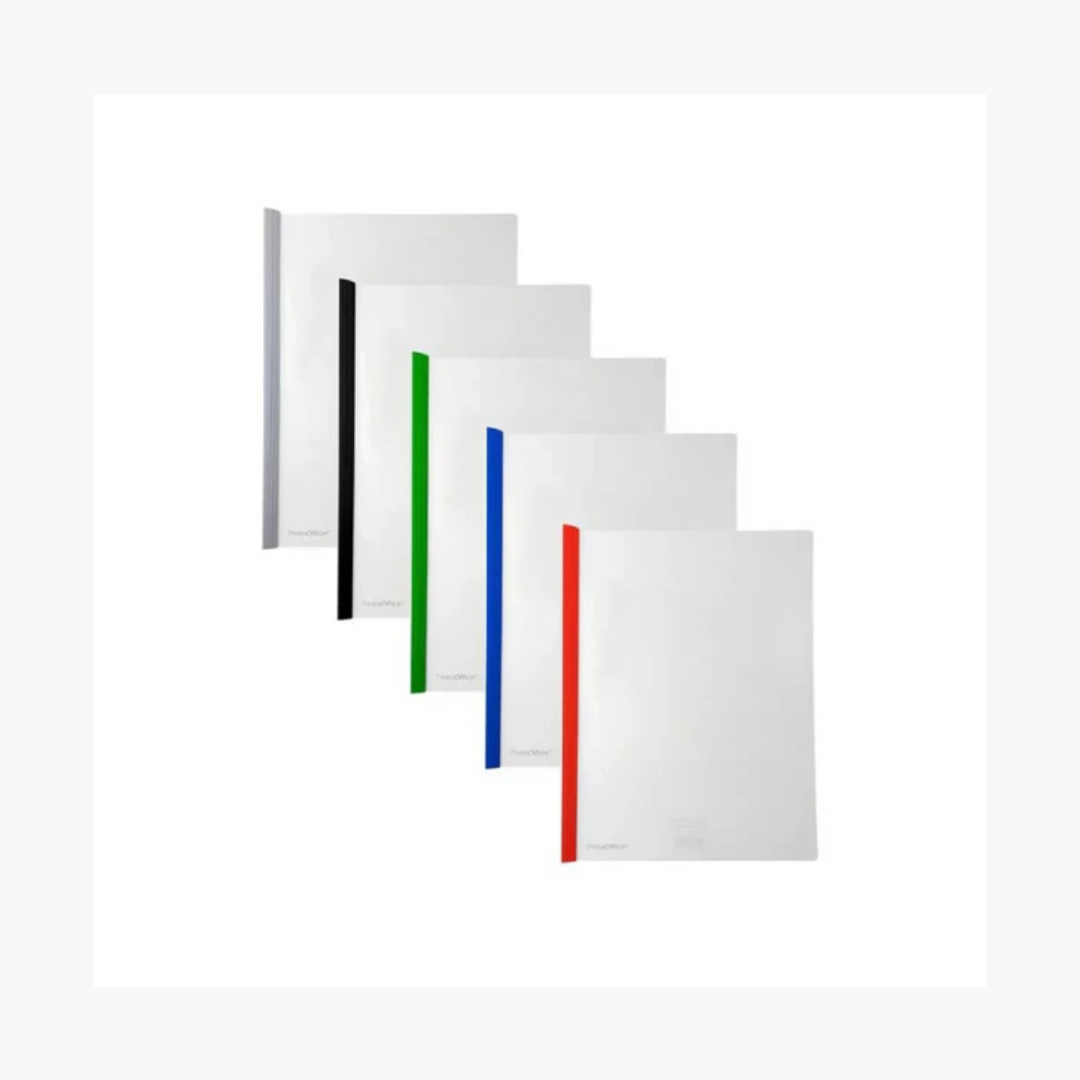 FOLDERS PLASTICO C/VARILLA A4 SURT. 10/1 – Papeleria CCC