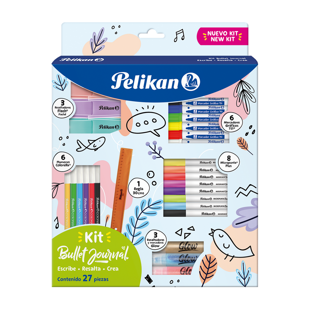 KIT BULLET JOURNAL 27PZS BLISTER – Papeleria CCC