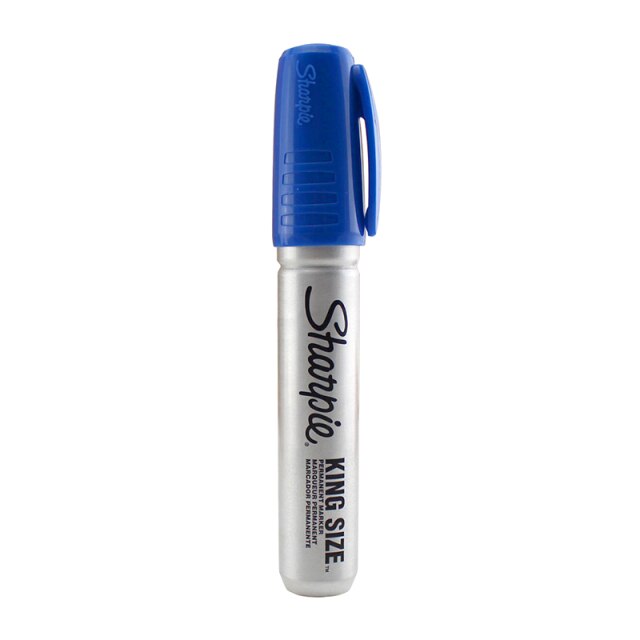MARCADOR PERMANENTE SHARPIE KING SIZE AZUL – Papeleria CCC