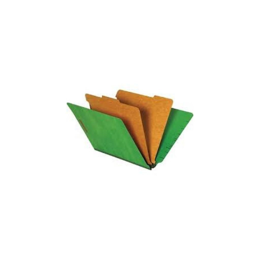 FOLDERS PARTITION (8.5 X 11) 6 DIV. VERDE OSC – Papeleria CCC
