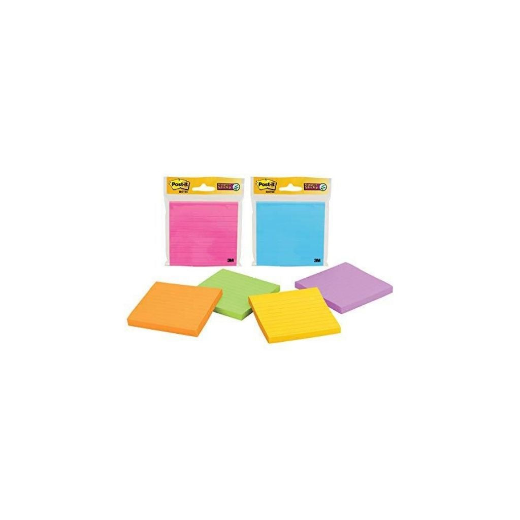 POST-IT (4 X 4) C/LINEAS SUPER STICKY – Papeleria CCC