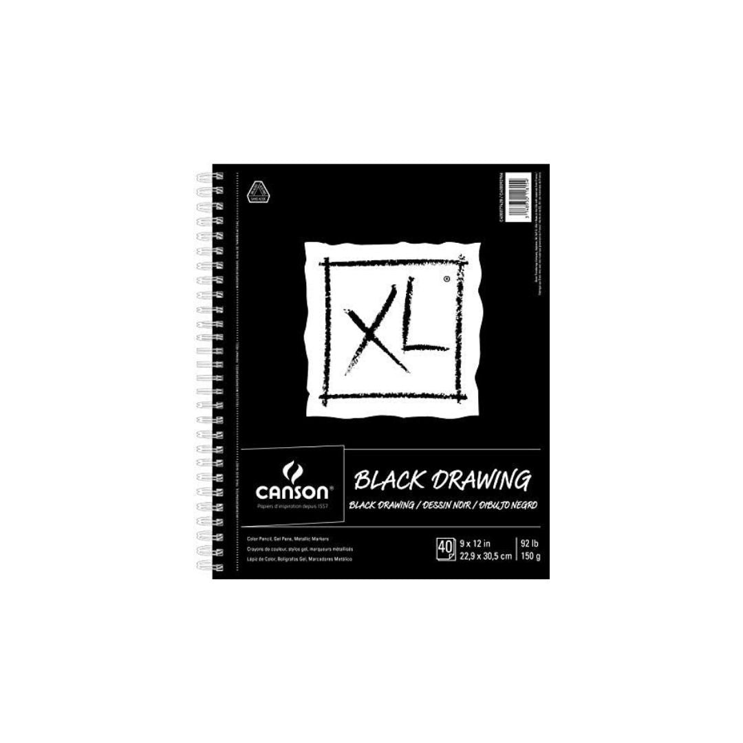LIBRETAS P/DIBUJO XL HOJAS NEGRA 40H A4 150G ESPIRAL – Papeleria CCC