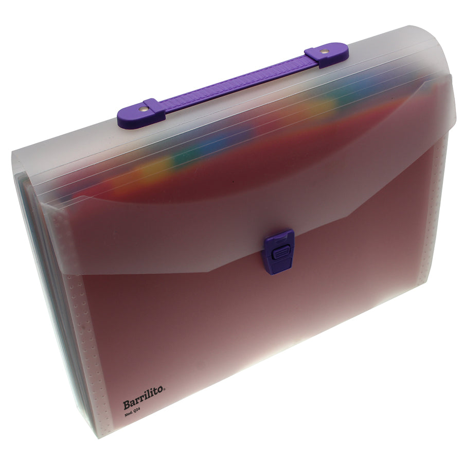 FOLDER ACORDEON PLASTICO T/MALETIN OFICIO 25 DIV – Papeleria CCC