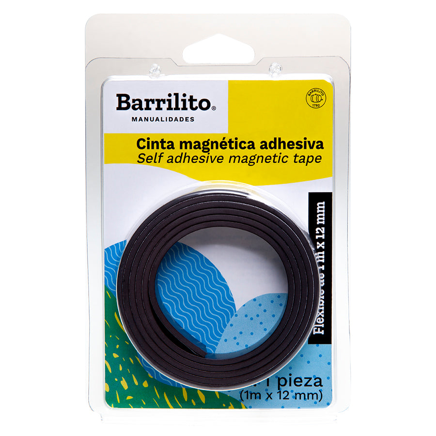 CINTA ADHESIVA MAGNETICA 1m x 12 mm – Papeleria CCC