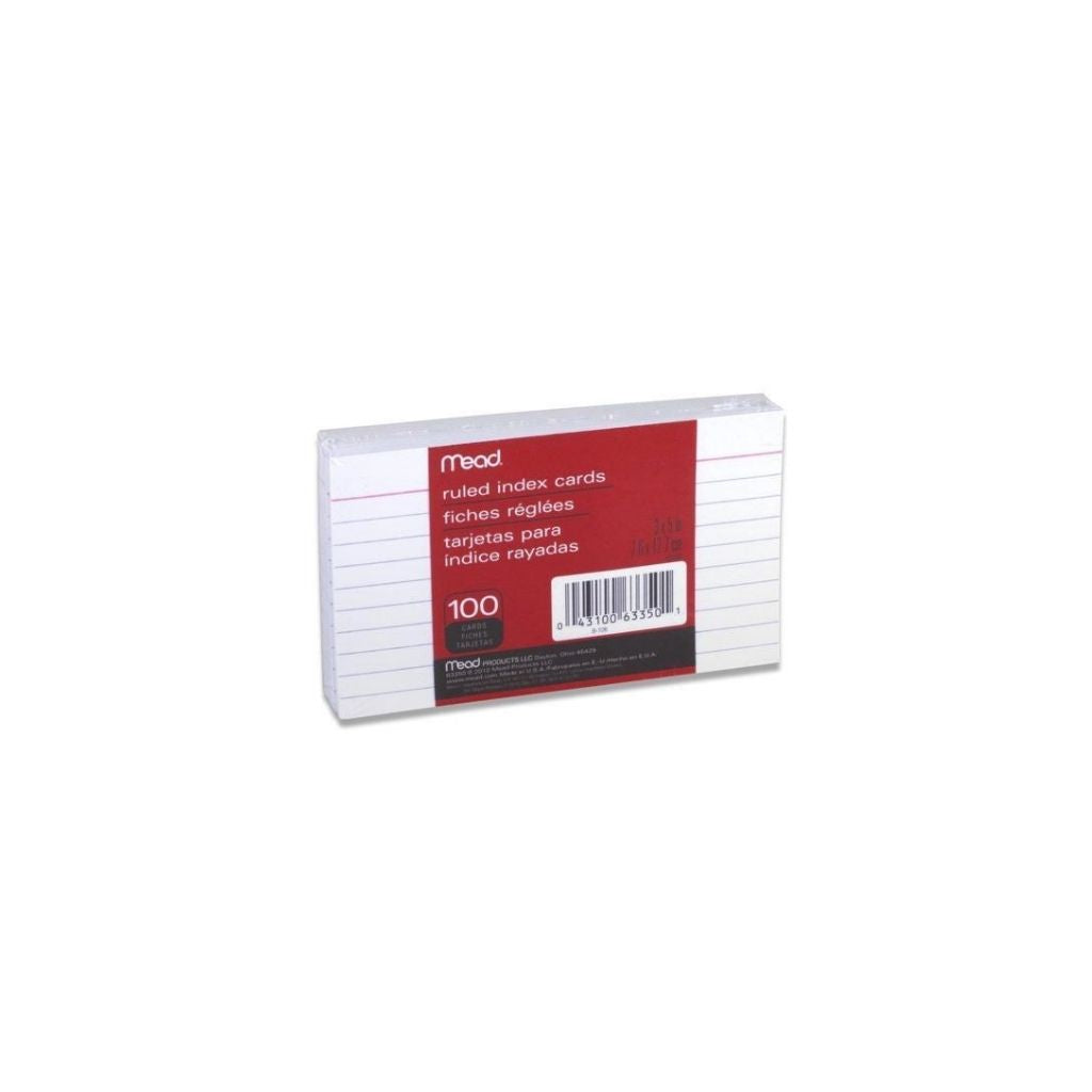 TARJETAS RAYADAS (3 X 5) 100/1 (Fichas) – Papeleria CCC